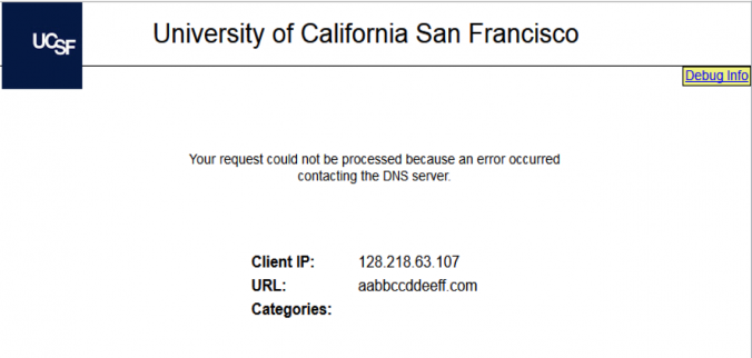 Blue Coat (Web Proxy) | UCSF IT