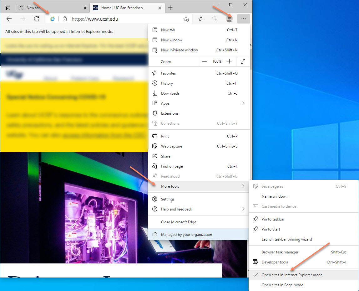 Internet Explorer 11 - End of Support | UCSF IT