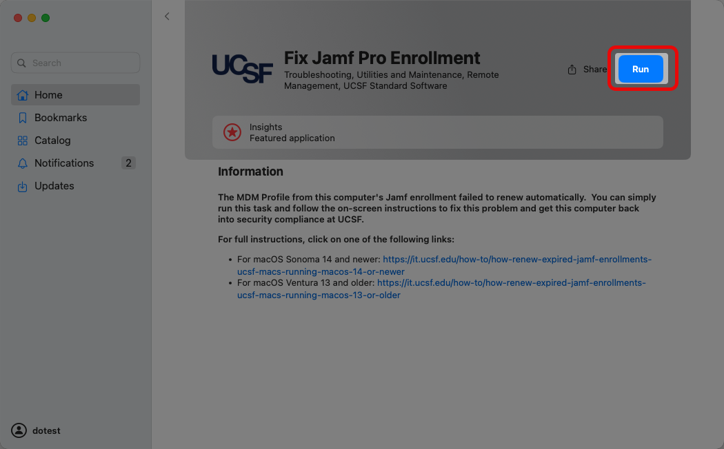 How to Renew Expired Jamf Enrollments for UCSF Macs Running macOS 13 or ...
