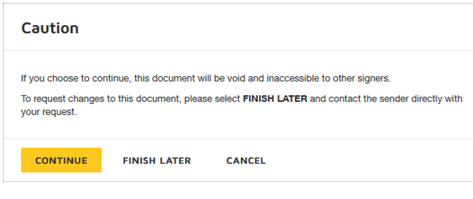 Decline Signing a DocuSign Document | UCSF IT