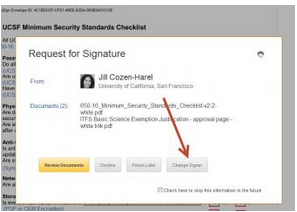 Respond as a DocuSign Recipient | UCSF IT