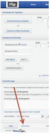 Set Up a DocuSign Workflow | UCSF IT
