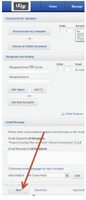 Set Up a DocuSign Workflow | UCSF IT