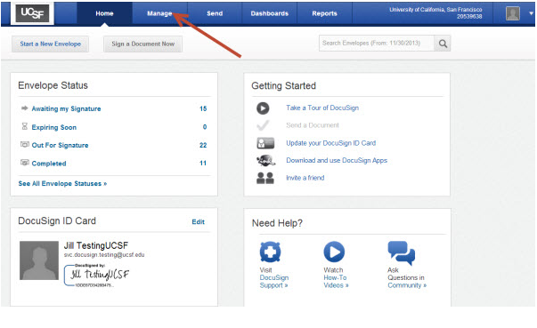 Track DocuSign Routing | UCSF IT